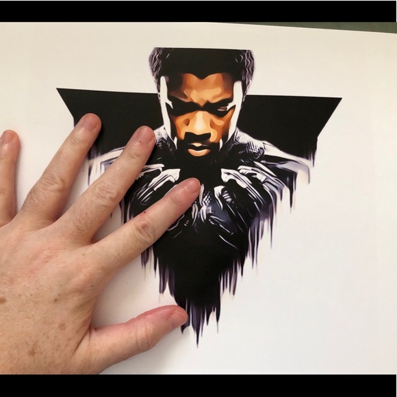Handmade | Wall Decor | Wakanda Forever Black Panther Art Print | Poshmark